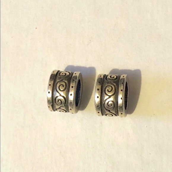 Brighton | Jewelry | Sold Two Brighton Etched Scroll Spacers Narrow ...